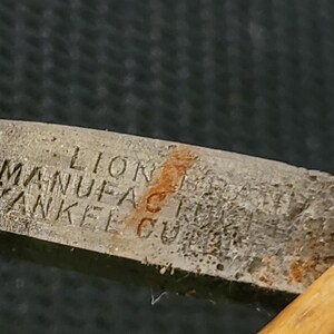 Vintage or Antique Yankee Cutlery Co. "lion Brand" #601 Straight Razor ...