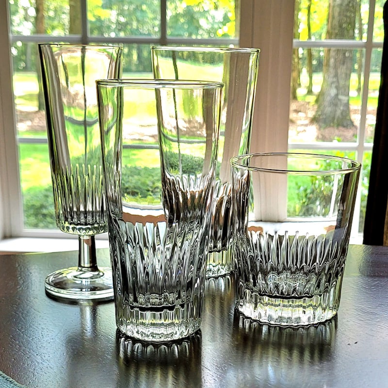 Vintage Glassware Stackable - Etsy
