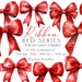Red Ribbon Watercolor Clipart | PNG Transparent Clipart, Commercial POD ...