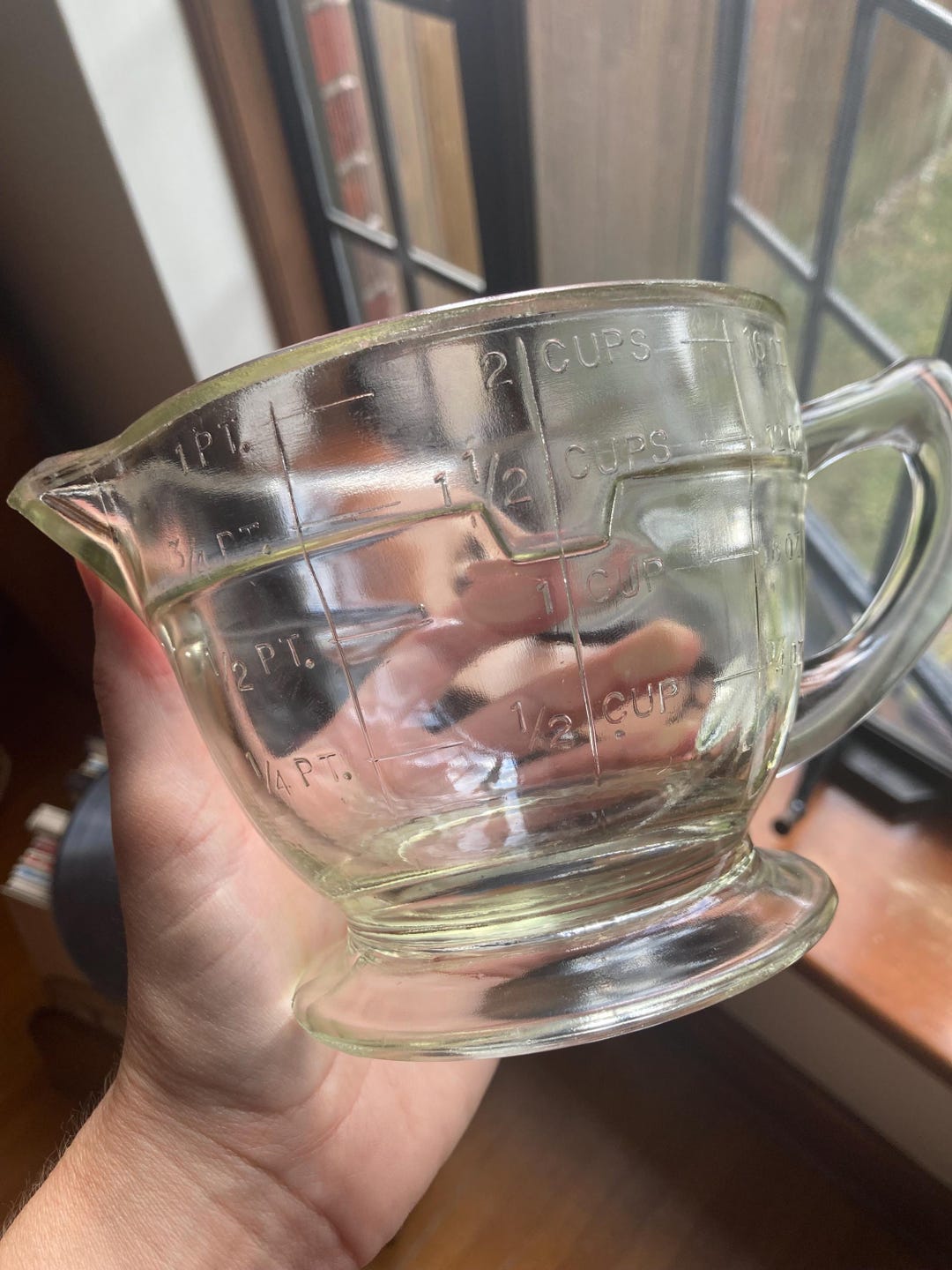 Vintage Glass Measuring Cup Glass Kitchen Tools Vintage Baking Cups ...