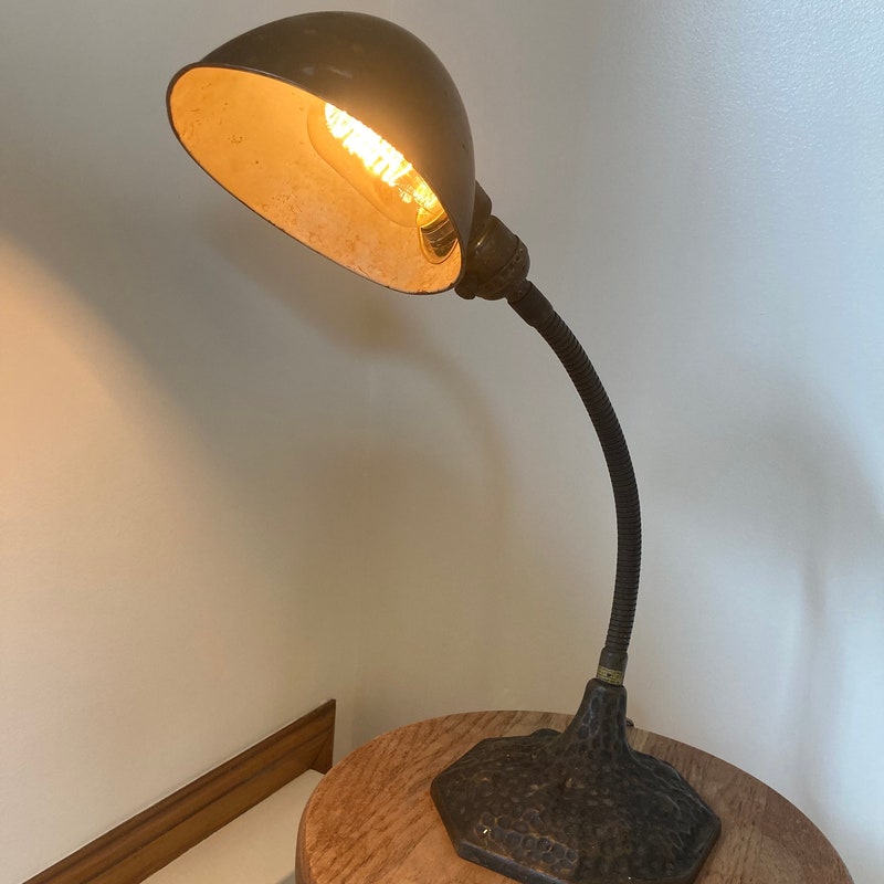 Rustic Desk Lamp - Etsy