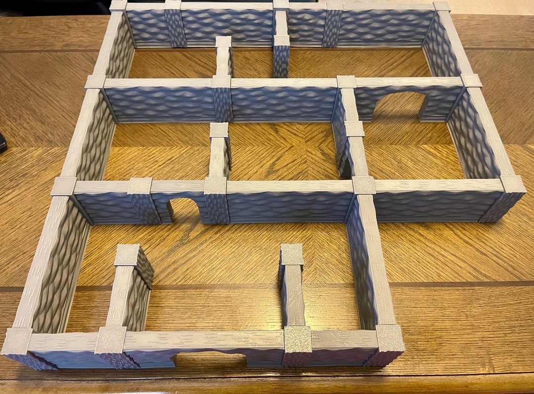 51pc D&D Terrain Modular Wall Kit Large - Etsy