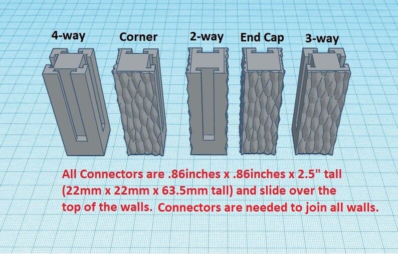 2-way Wall Connector - Etsy