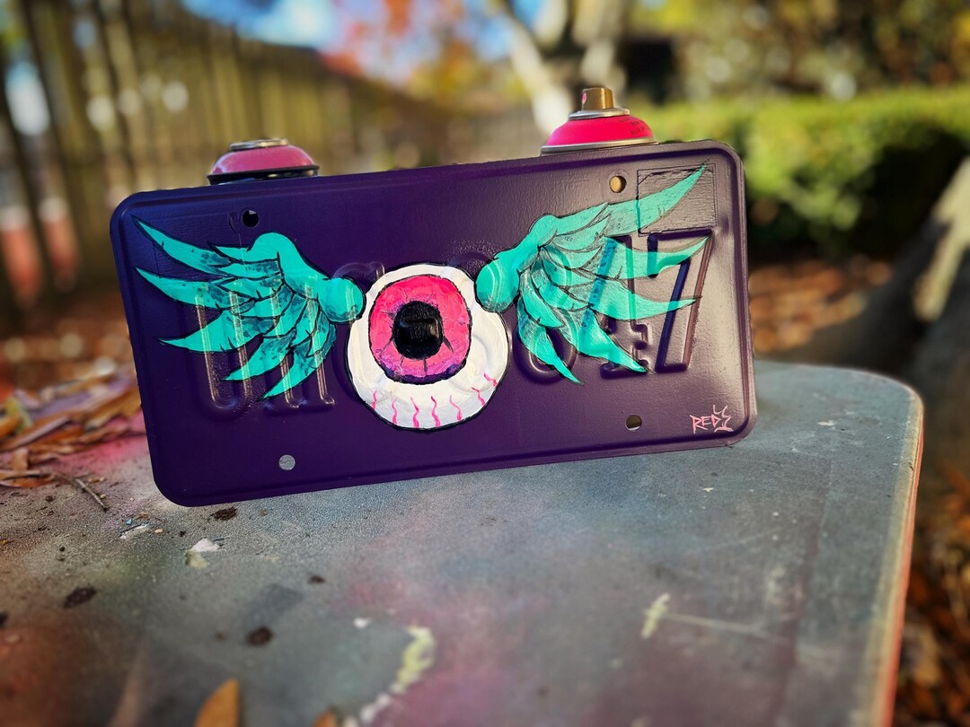 Flying Eye License Plate - Etsy