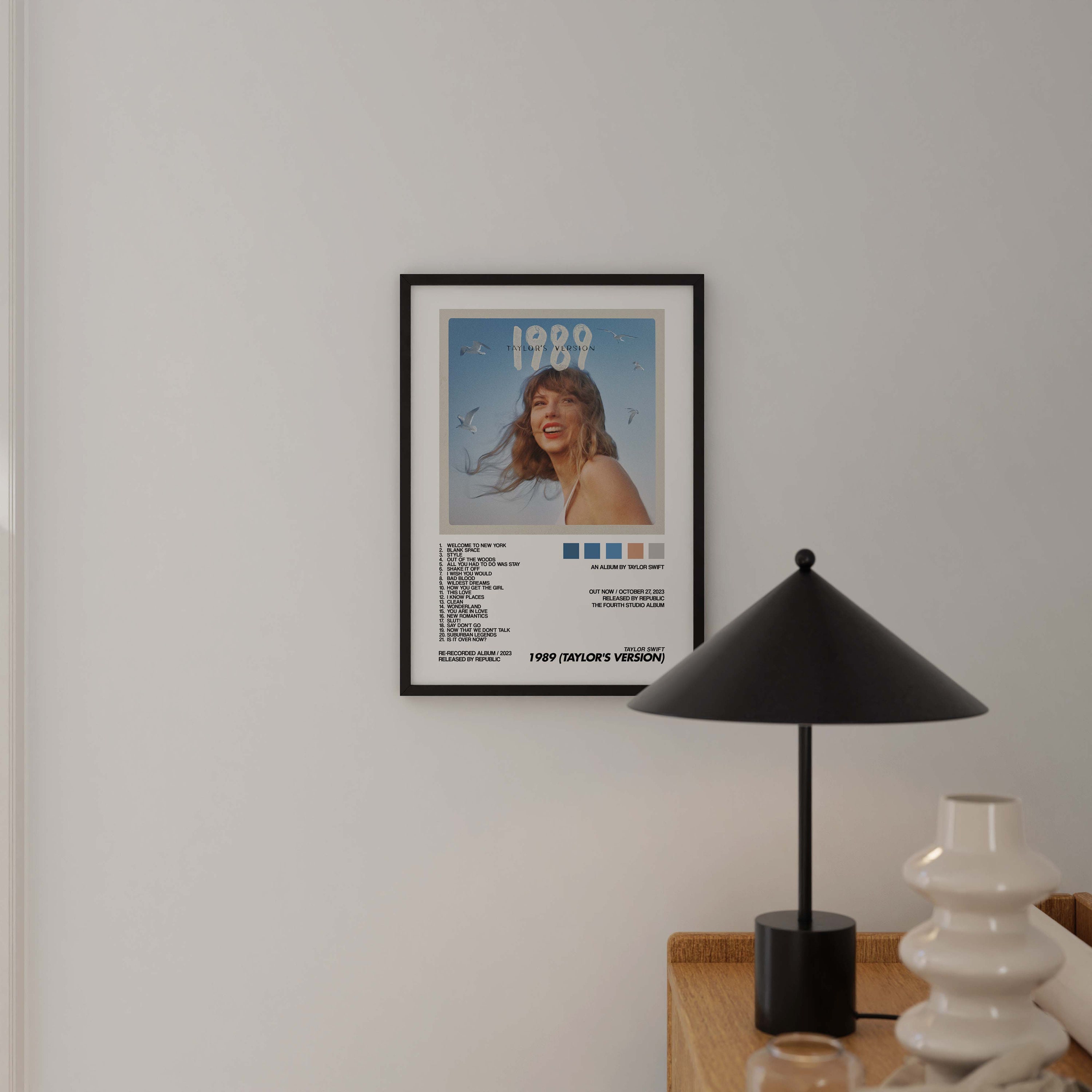 Taylor Swift '1989 Taylor's Version' Album Cover Poster, Poster Print ...