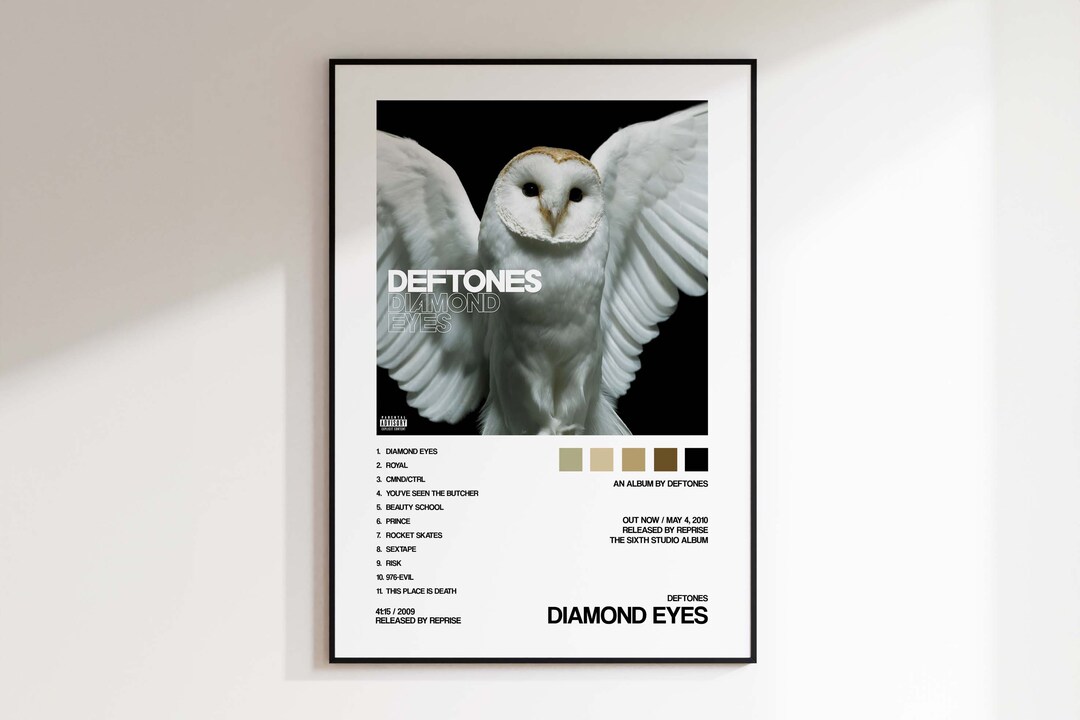 Deftones 'diamond Eyes' Album Cover Poster, Poster Print Wall Art ...