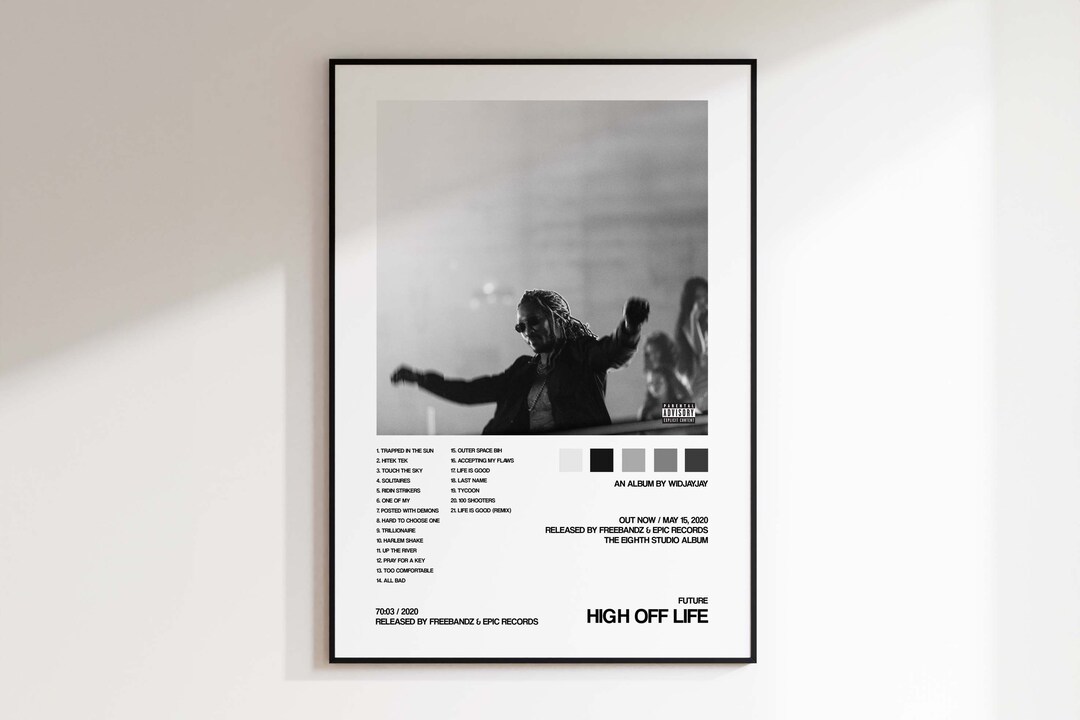 Future 'high off Life' Album Cover Poster, Poster Print Wall Art ...