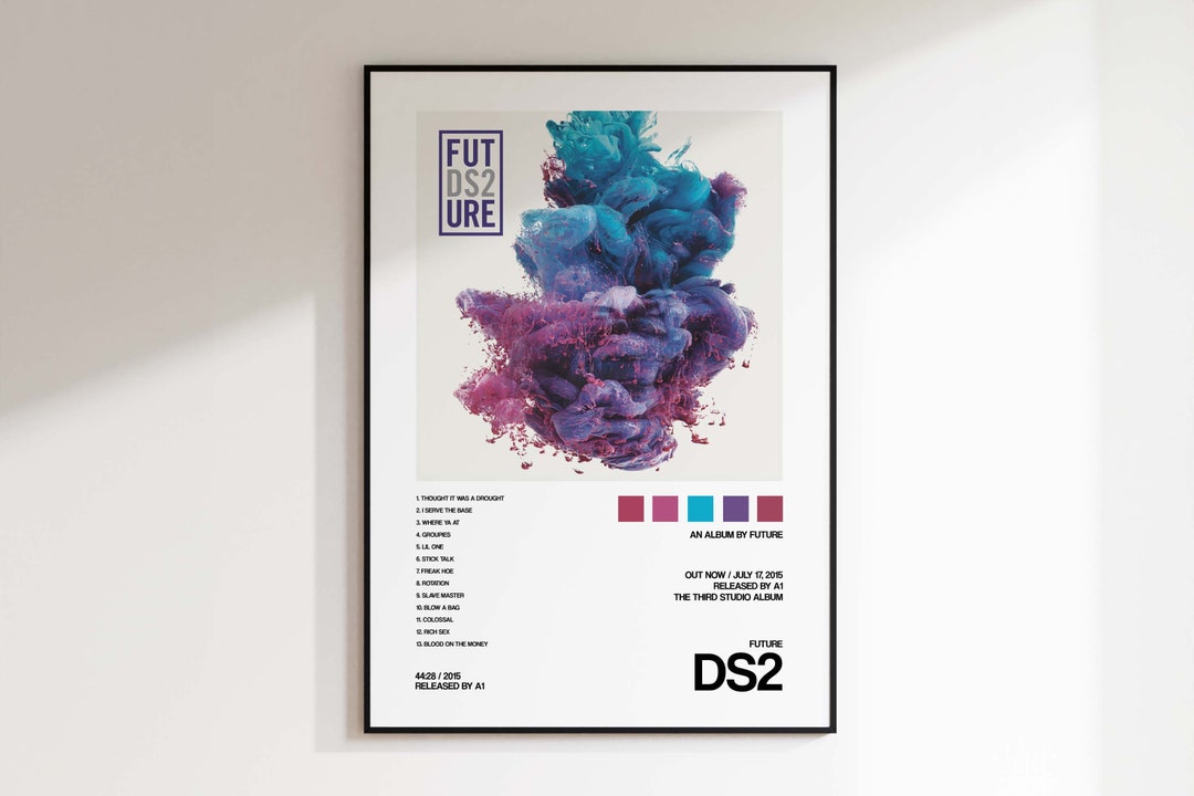 Future 'DS2' Album Cover Poster, Poster Print Wall Art, Custom Poster ...