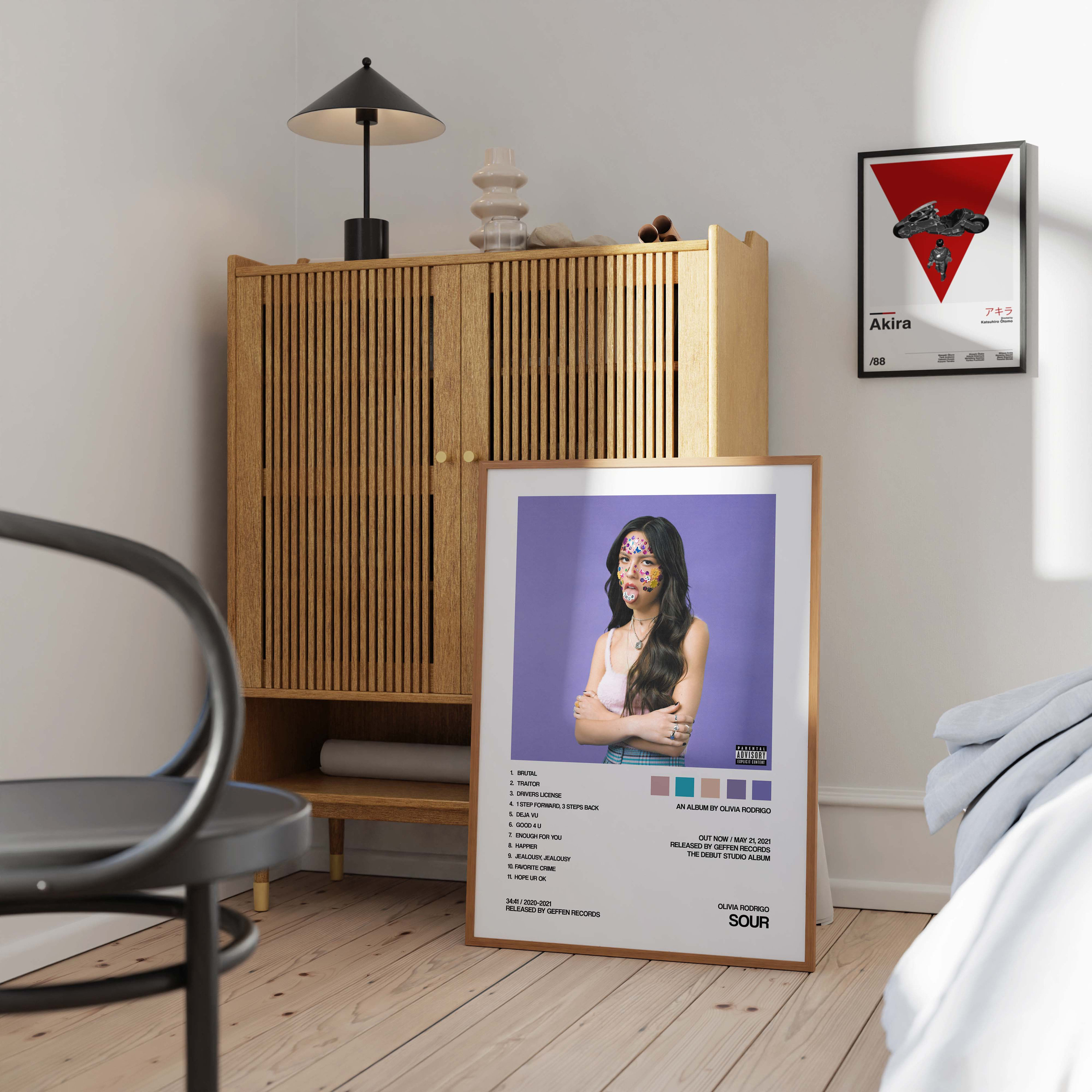 Olivia Rodrigo 'sour' Album Cover Poster, Poster Print Wall Art, Custom ...