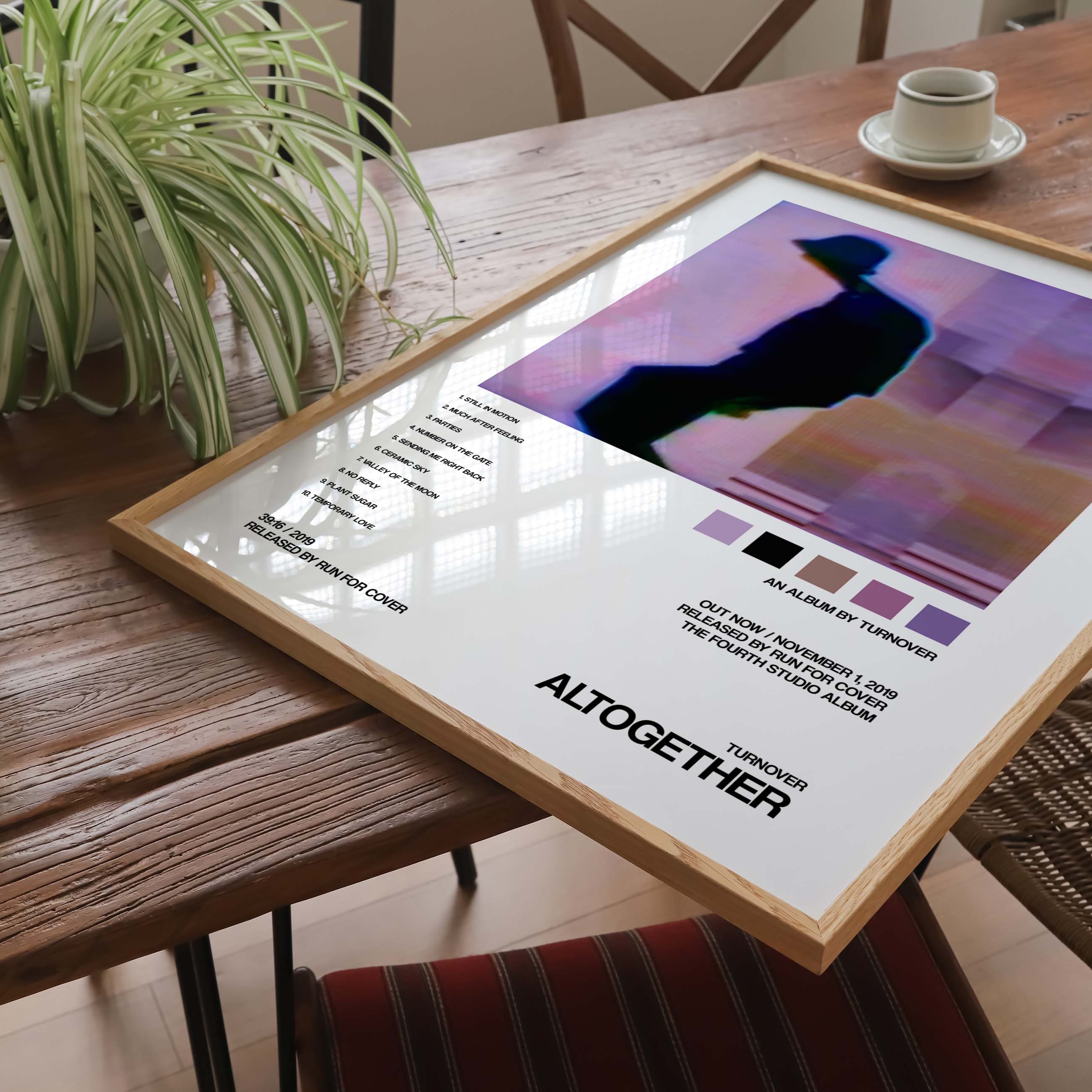 Turnover 'altogether Album Cover Poster, Poster Print Wall Art, Custom ...