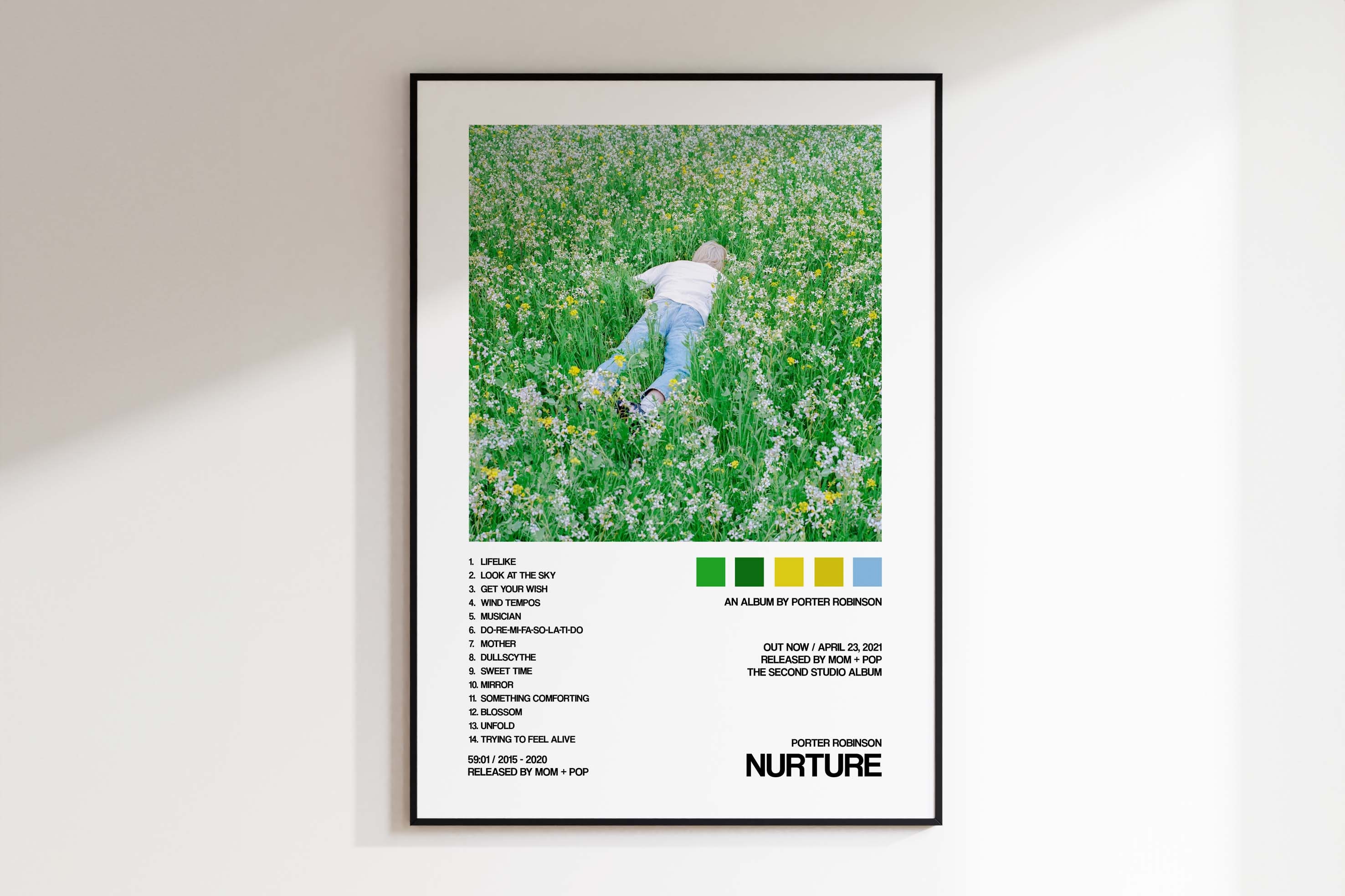 Porter Robinson 'nurture' Album Cover Poster, Poster Print Wall Art ...