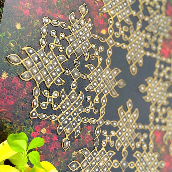 Kolam Art - Etsy