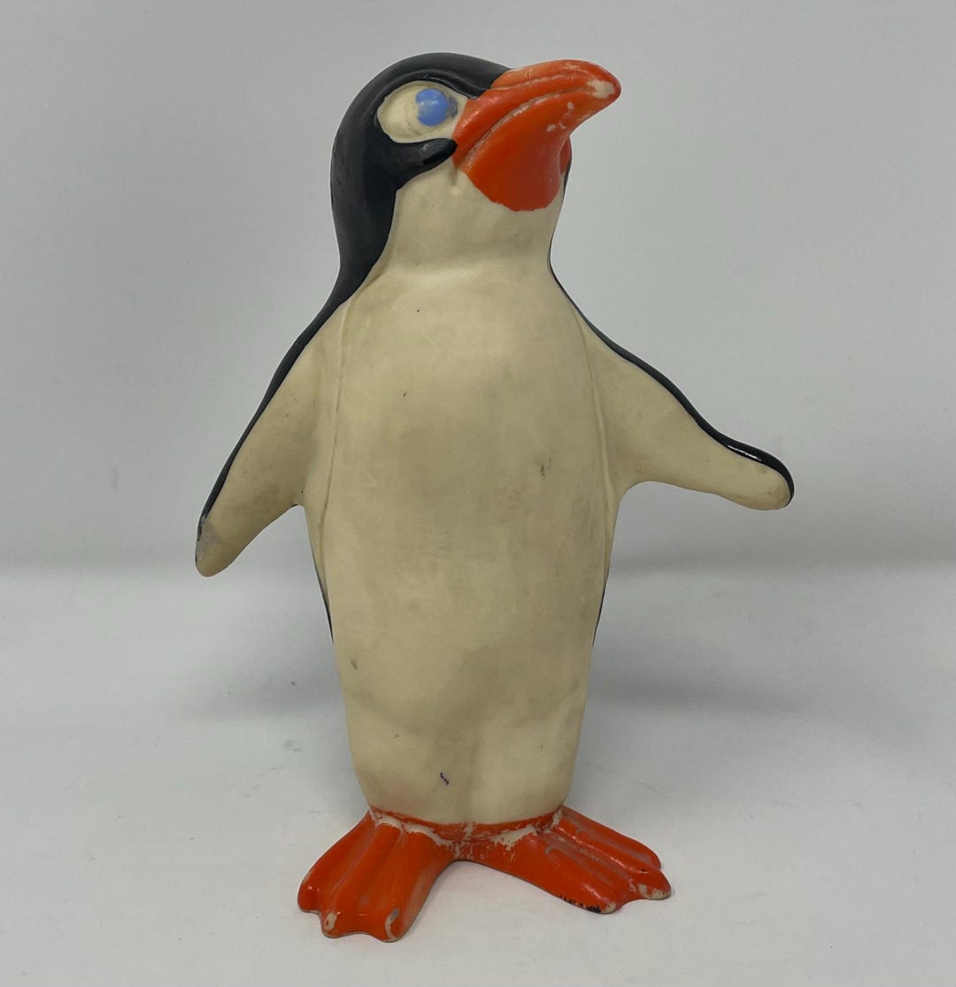Vintage Rubber ‘squeak’ Penguin Toy – Italy - Etsy
