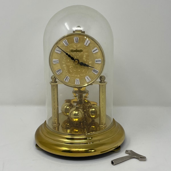 Anniversary Clock With Glass Dome - Etsy
