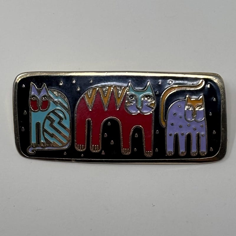 Laurel Burch Brooch Pin - Etsy