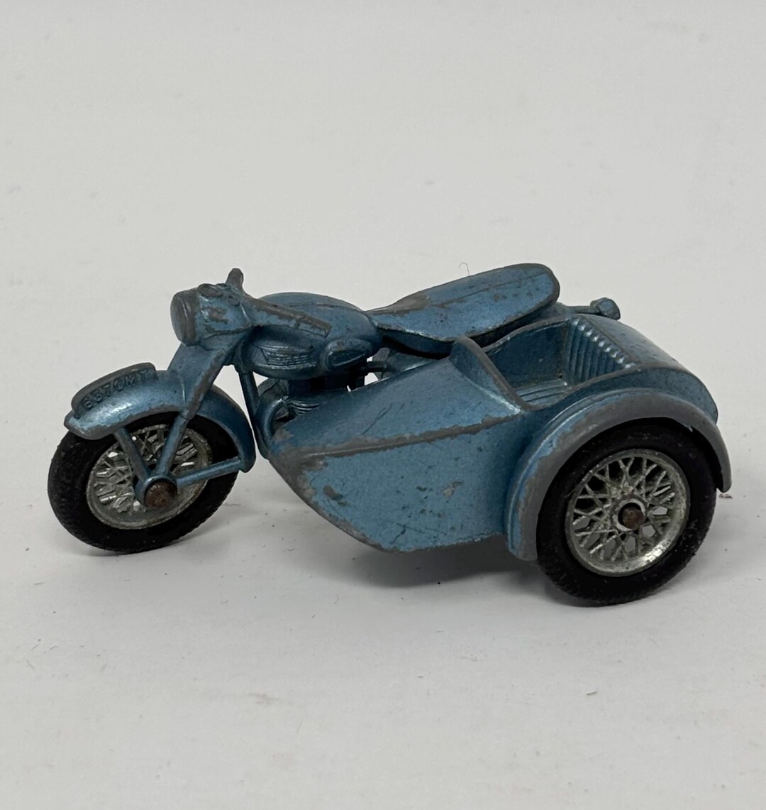 Vintage 1960 Matchbox Series Steel Blue No4 Triumph T110 Motorcycle ...
