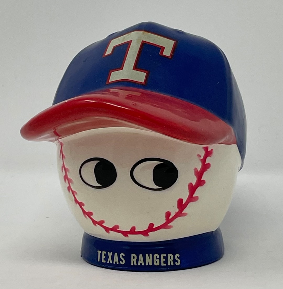 Vintage Texas Rangers MLB Baseball Ceramic Coin Bank - Etsy