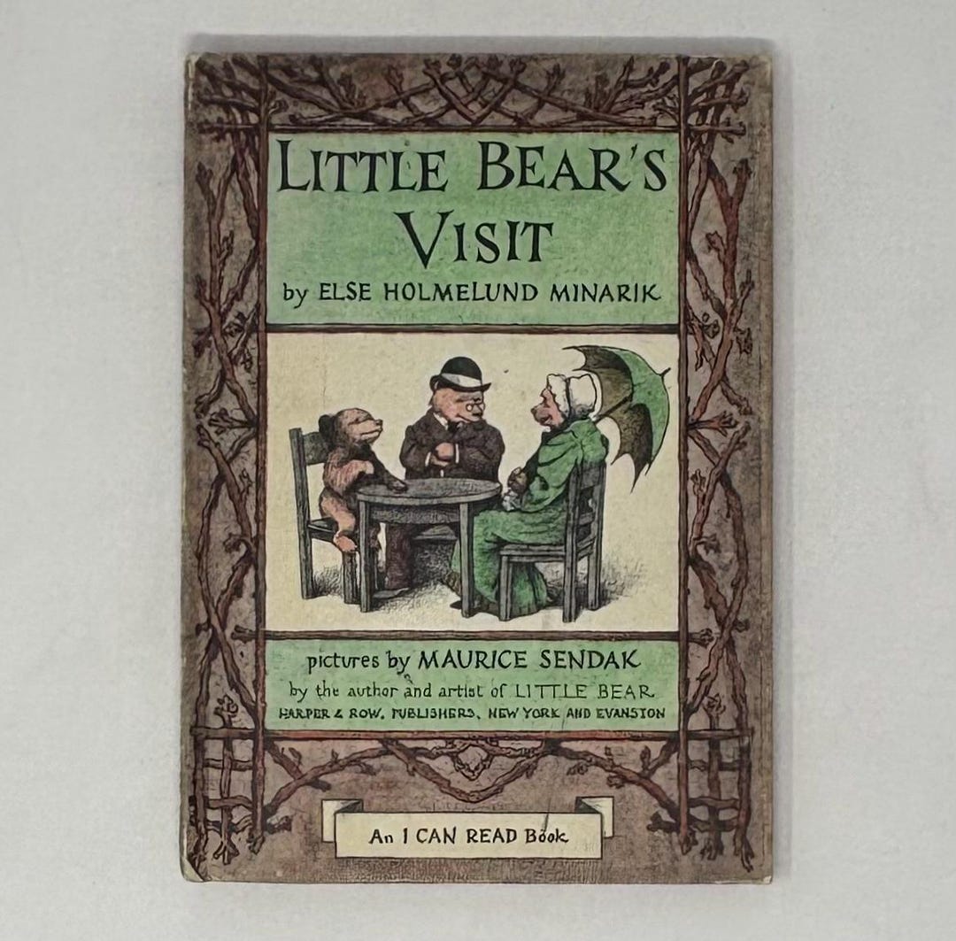 Vintage Little Bear’s Visit by Else Holmelund Minarik - Illustrated by ...