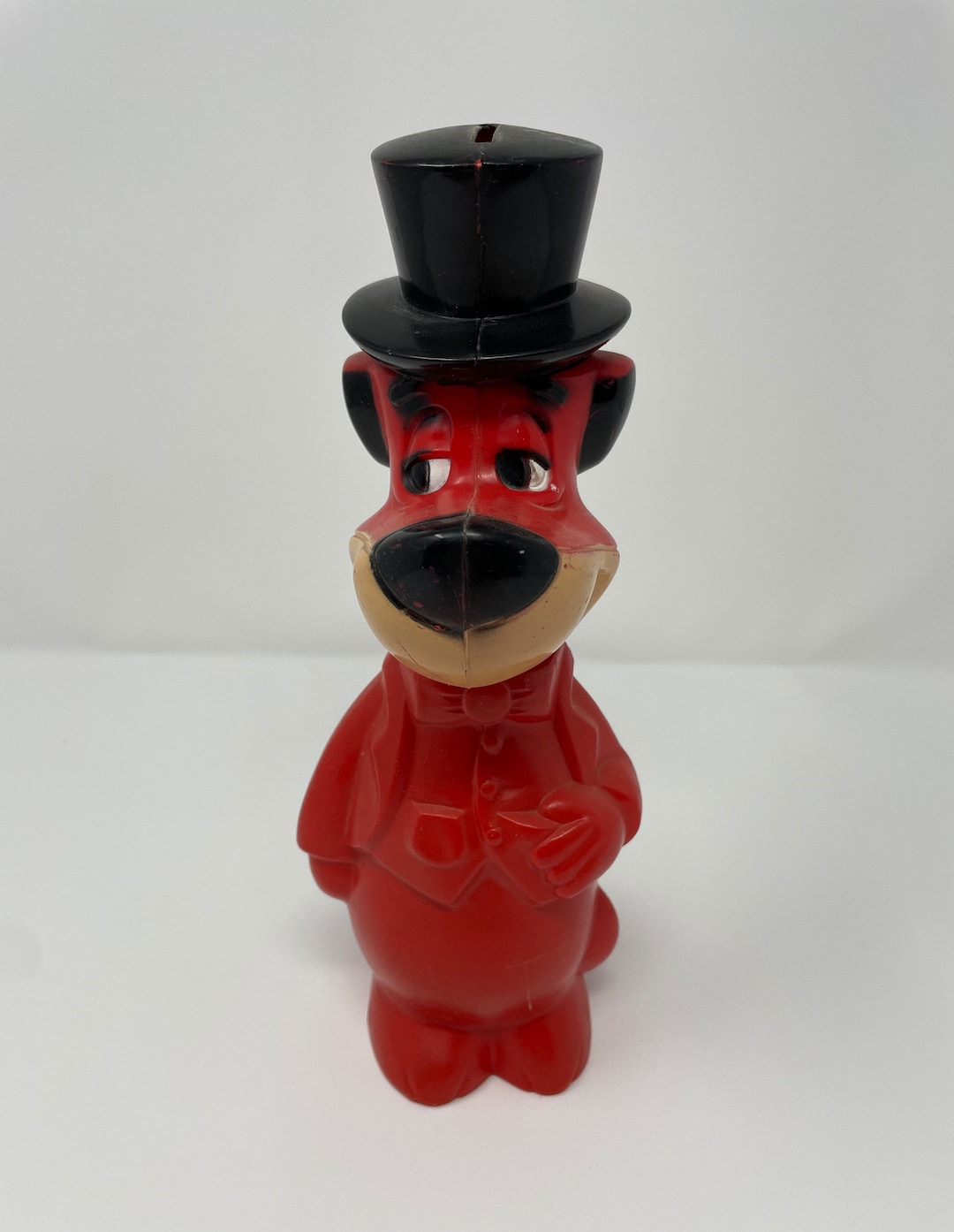 Huckleberry Hound Plastic Molded Bank - Knickerbocker - 9 3/4" Tall - Etsy