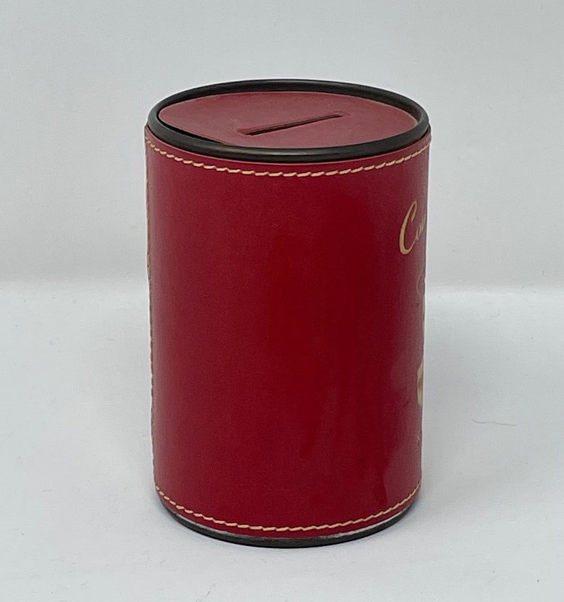 Vintage Leather Coin Bank Niagara Falls Canada - Royal Canadian Mounted ...