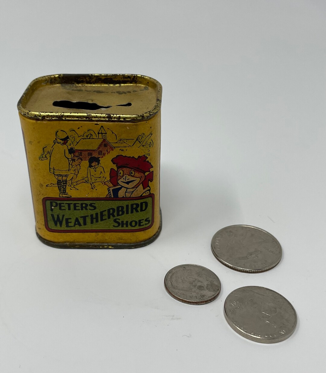 Peters Weatherbird Shoes Coin Bank - F.l.rand - 2" Tall - Etsy