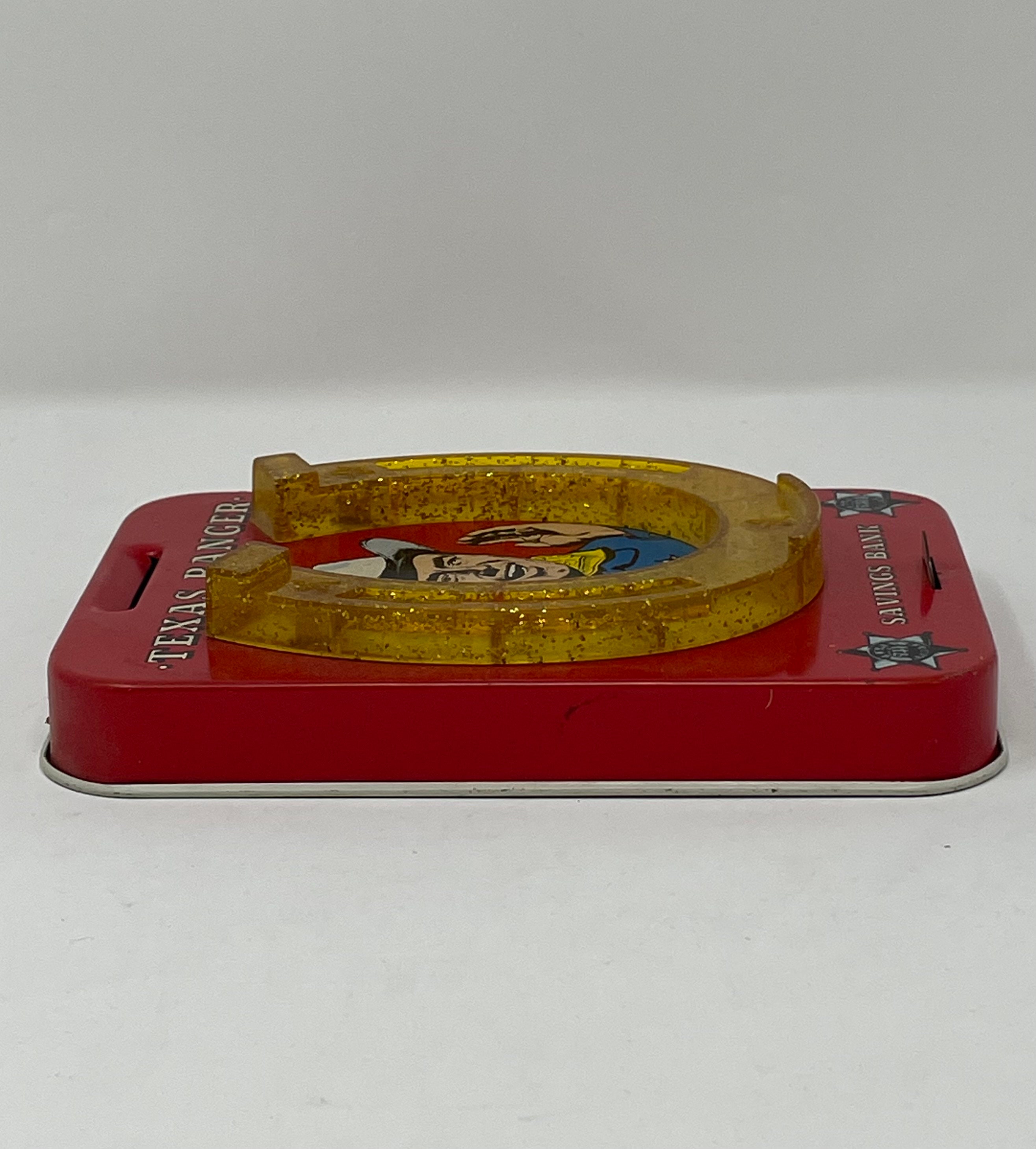 Vintage Tin Texas Ranger Savings Bank - 1960s - Etsy