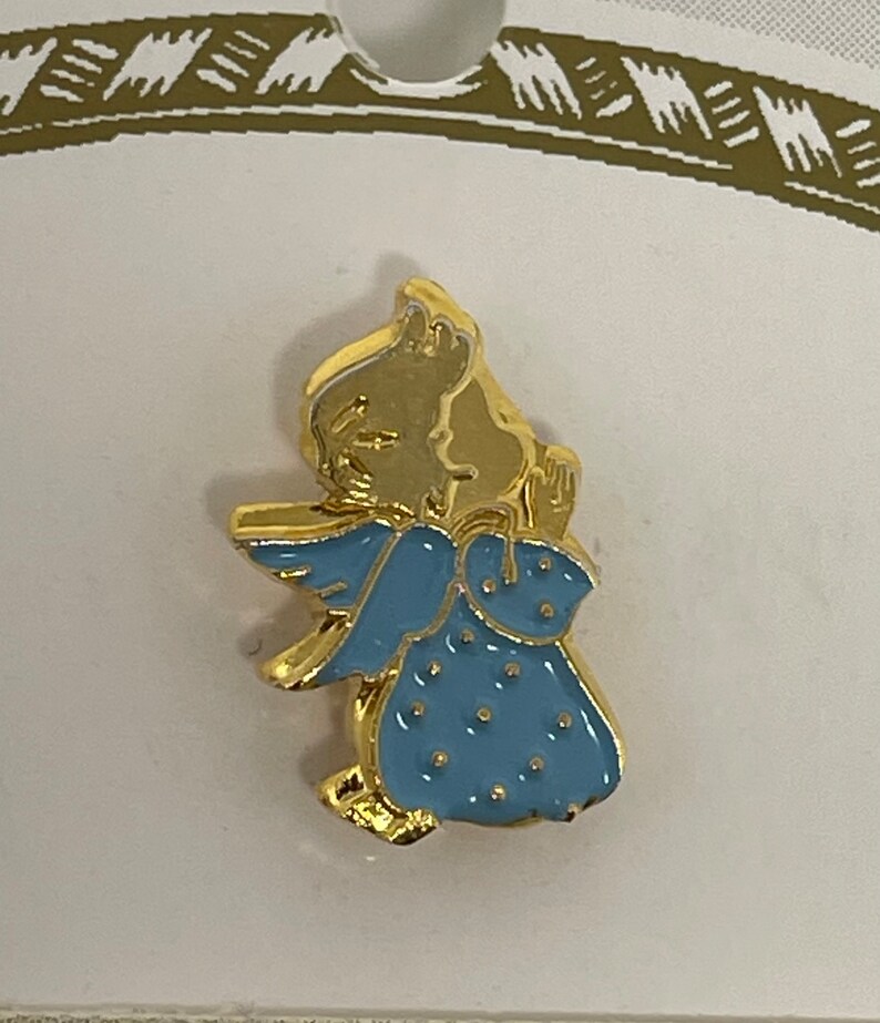 Vintage Angel Pins (2), and Tack Pin Attached to Why God Made Little ...