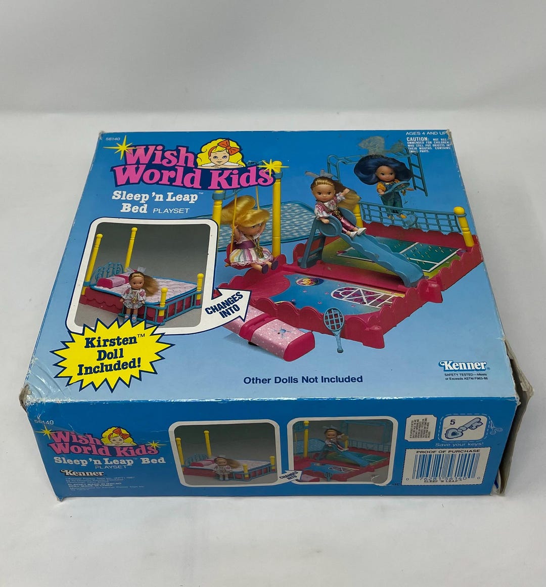 Vintage 1987 Kenner Wish World Kids Sleep 'n Leap Playset With Kirsten ...