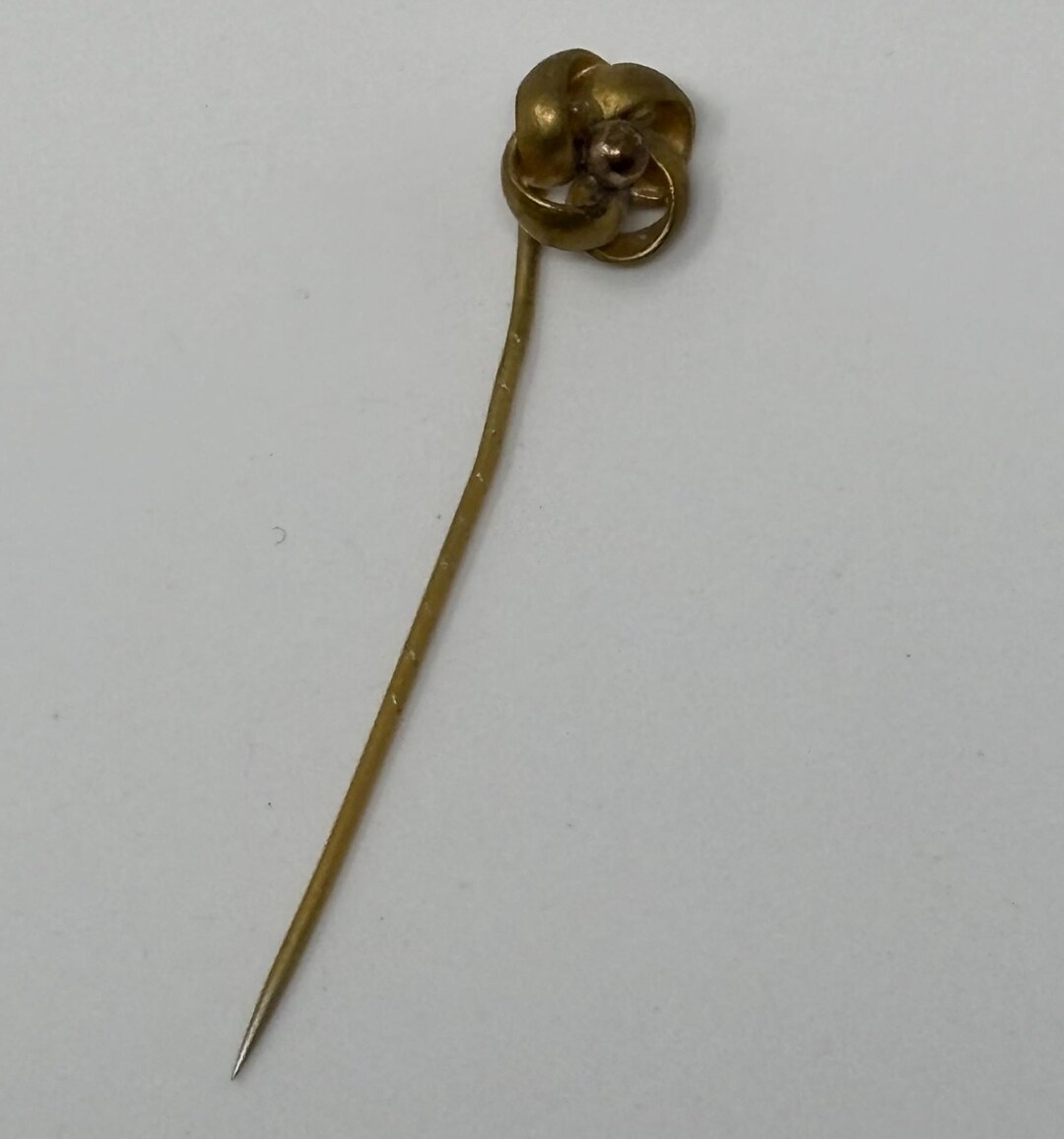 Antique Hat Pin/stick Pin - Victorian 1880-90s (gold?) Lover's Knot ...