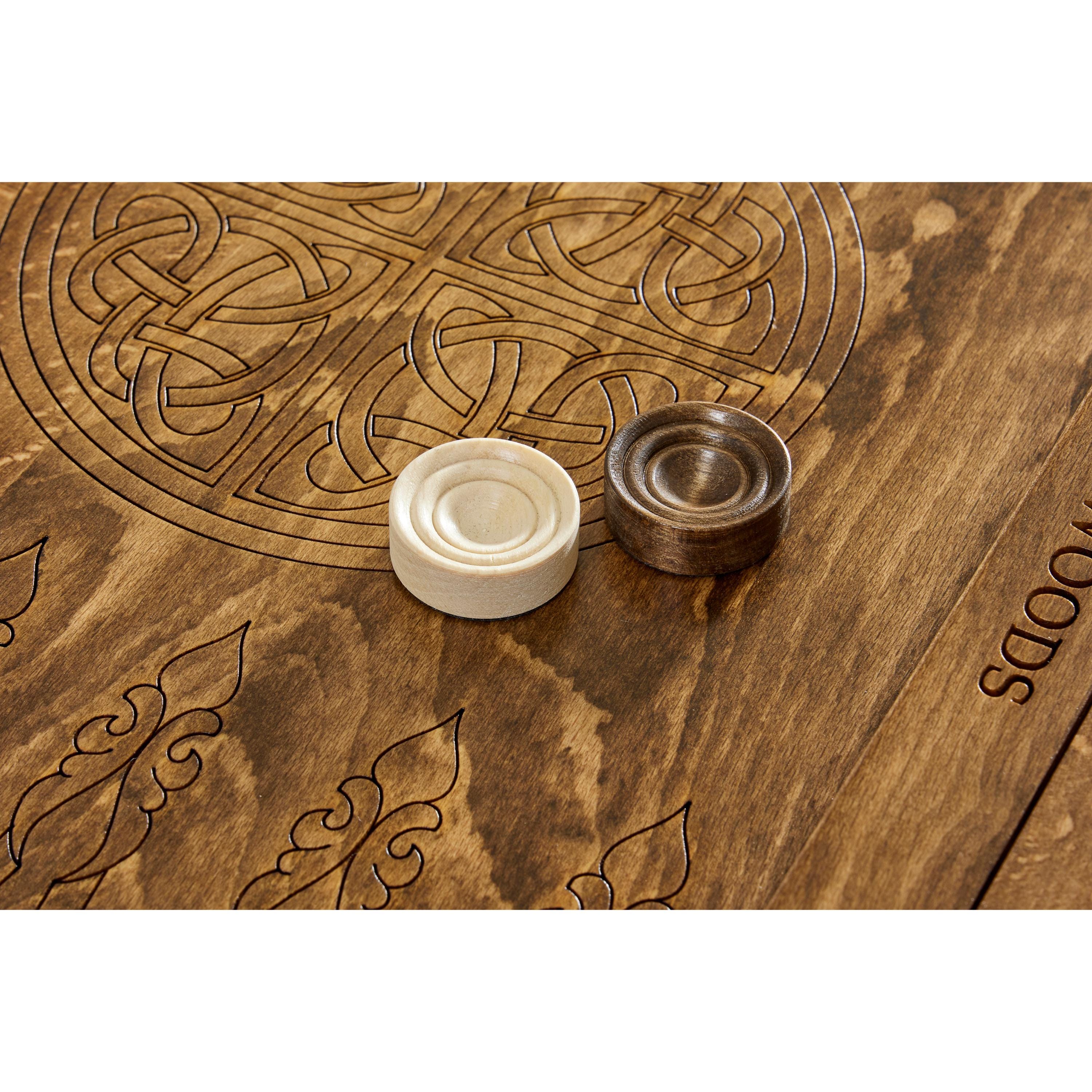 Handmade Luxury Wooden Backgammon Set. Bright Eagle Edition. Nardy ...