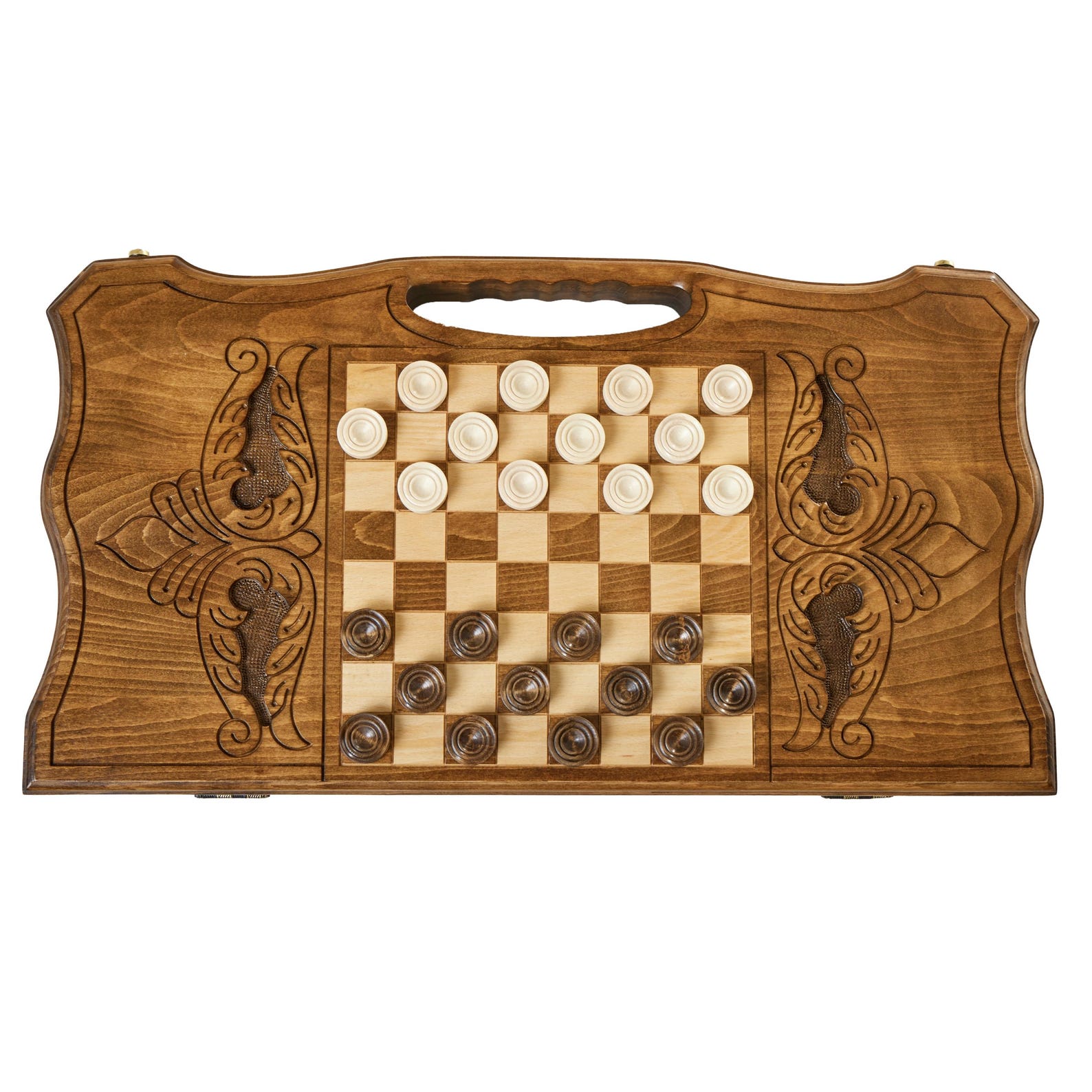 Handmade Luxury Wooden Backgammon Set. Bright Eagle Edition. Nardy ...