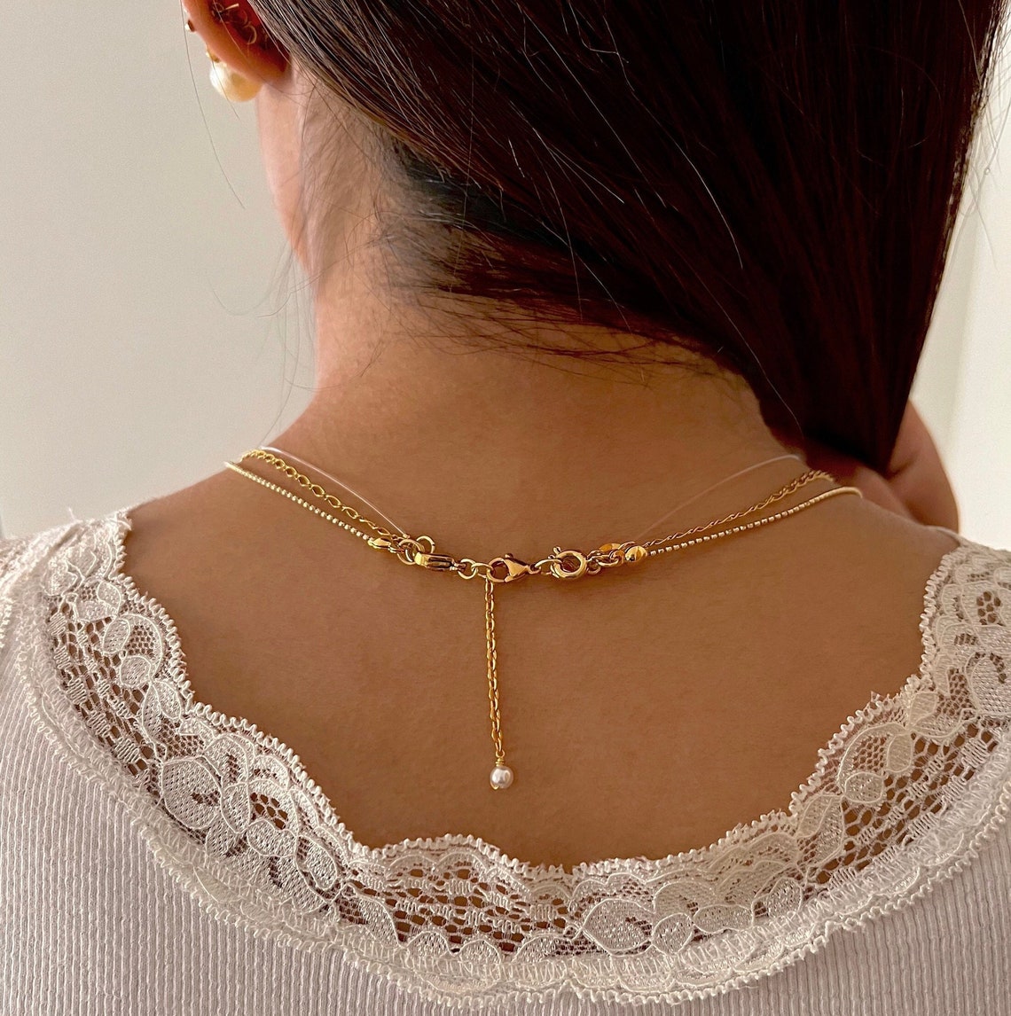 Layered Necklace Clasp, Necklace Separator, Multi Necklace Clasp ...