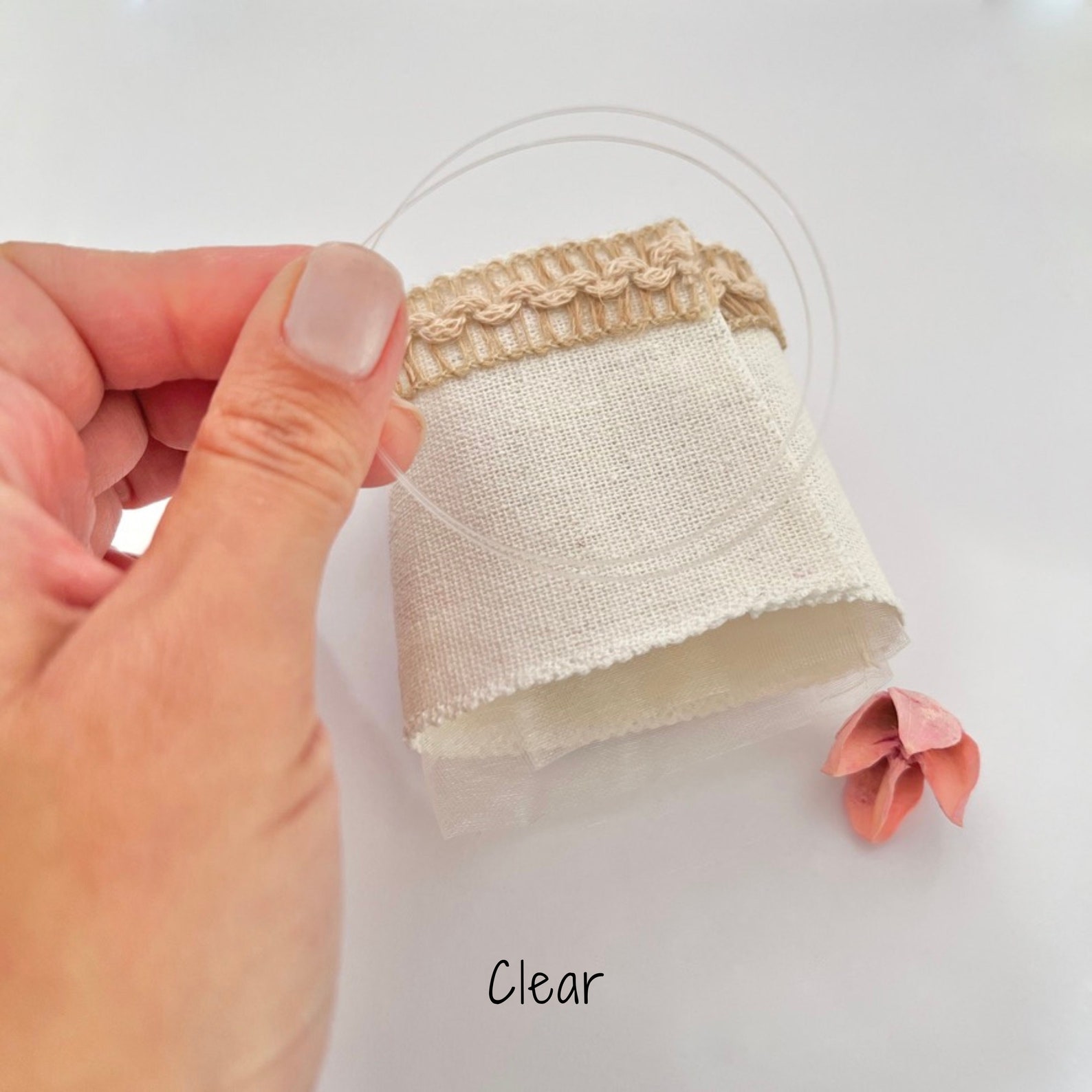 Invisible Necklace Without Pendant, Clear String Necklace, Nylon Thread ...