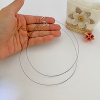Floating Necklace, Illusion Necklace, Invisible Necklace, Small Crystal ...