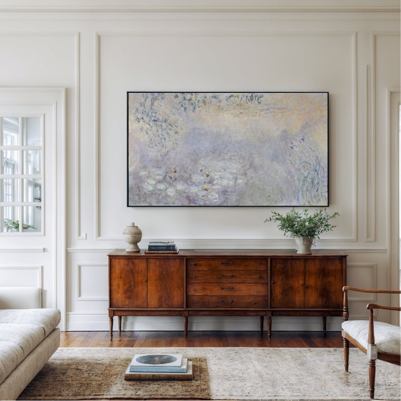 Samsung Frame TV Art SET 12 Claude Monet Abstract Paintings Water ...