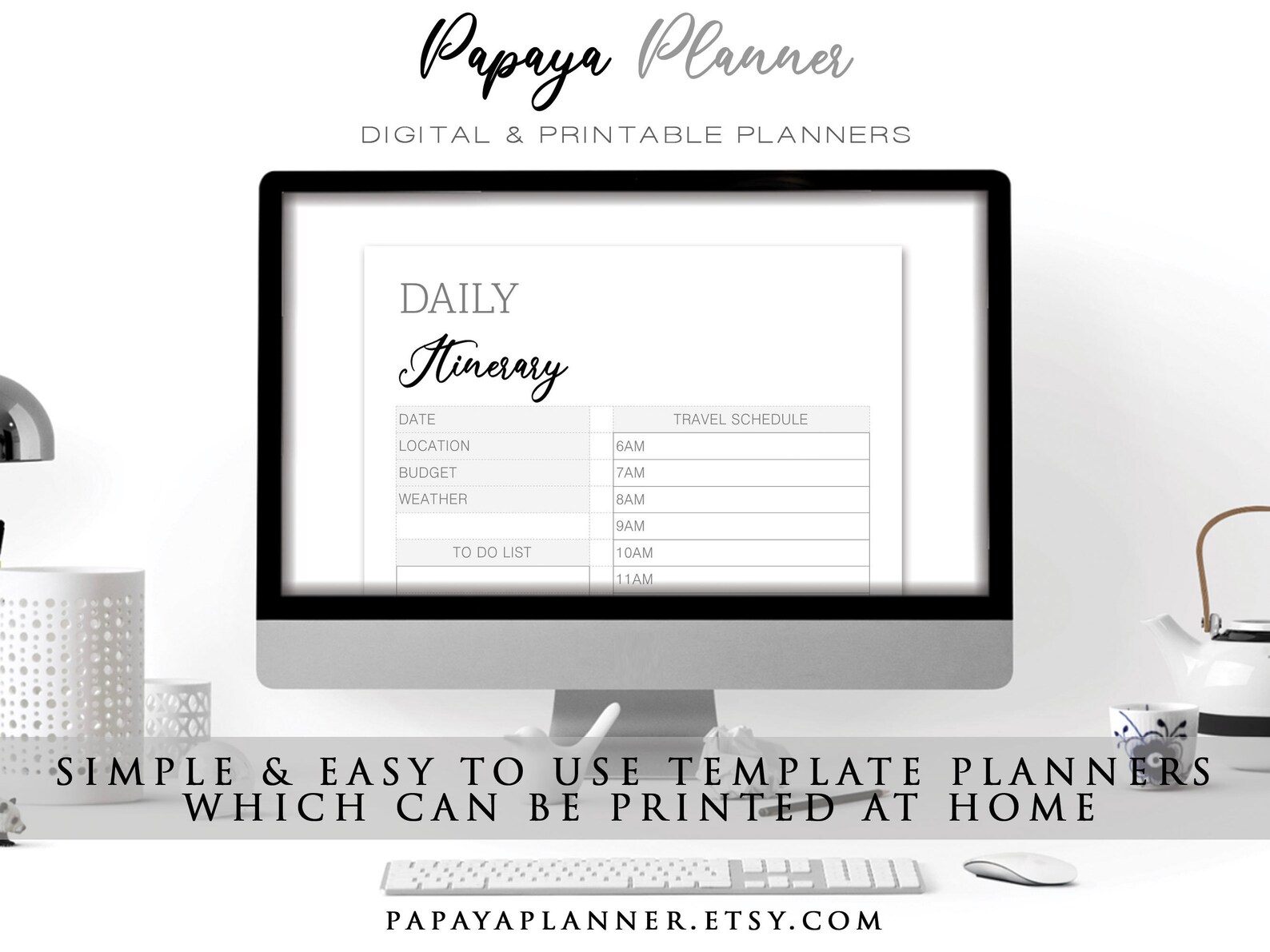 Appointment Trackers Printable Planner, Business Template, Digital Plan ...