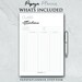 Class Attendance Tracker Printable Planner, Education Template, Study ...
