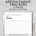 Appointment Trackers Printable Planner, Business Template, Digital Plan ...