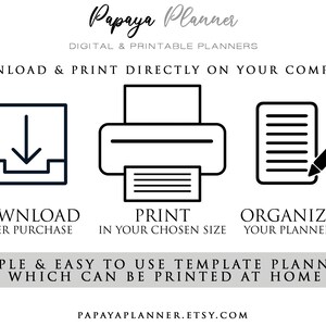 Study Planner Pack - Printable Planner, Education Template, Study Plan ...