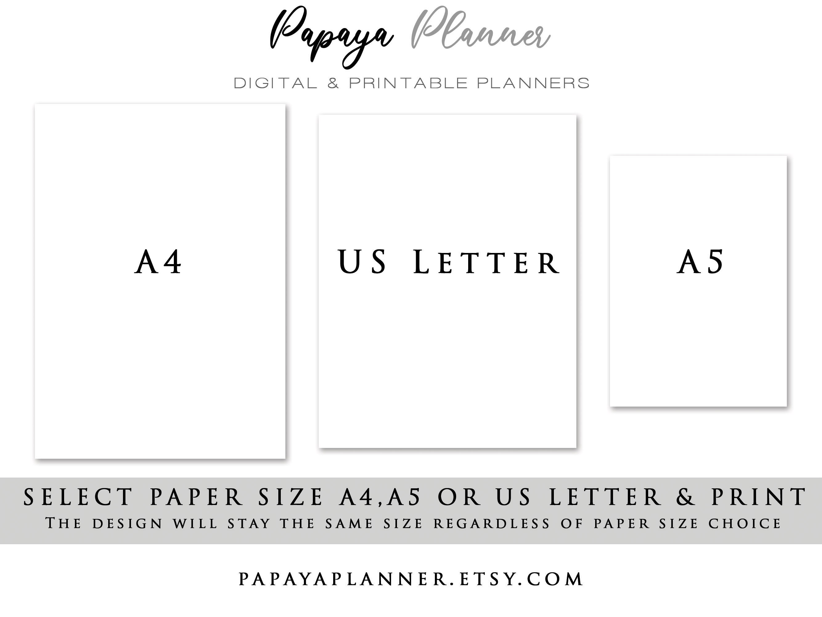 Financial Tactics & Strategy - Printable Planner, Bills Template ...