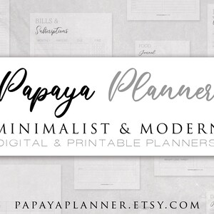 Daily Fitness Planner - Printable Planner, Fitness Template, Meal Plan ...