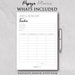 Influencer Tracker Printable Planner, Personal Planner, Social Media ...