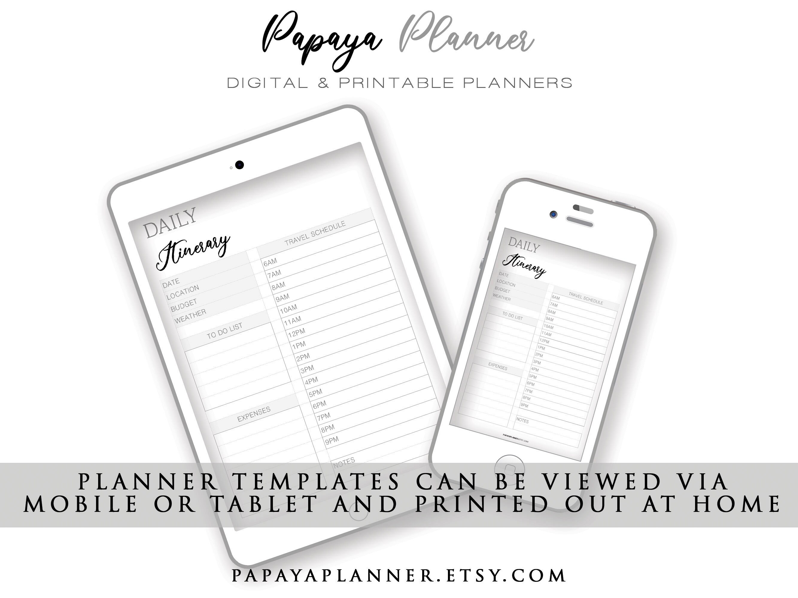 Class Attendance Tracker - Printable Planner, Education Template, Study ...