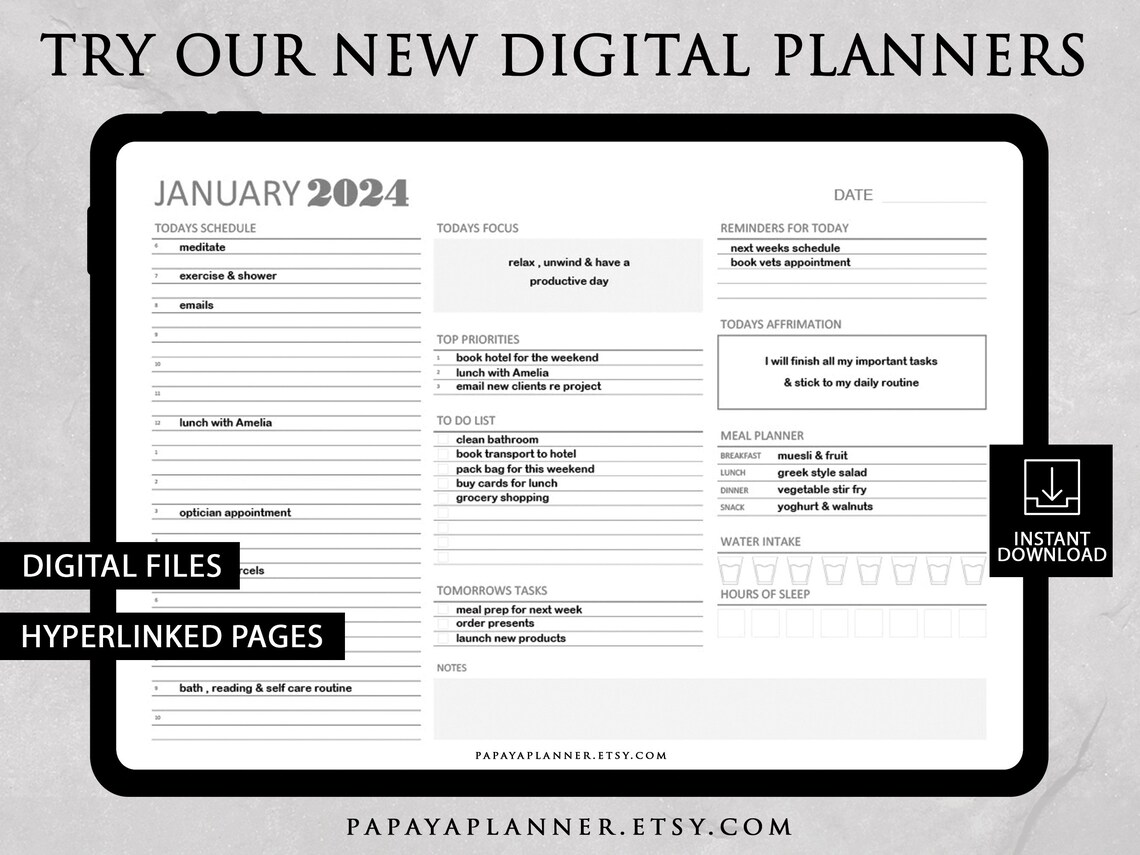 Bank Balance - Printable Planner, Budget Template, Bill Plan, Spending ...