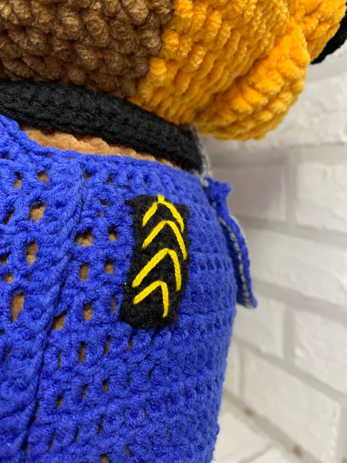 PAW Patrol Chase Handmade Crocheted Toy - Etsy