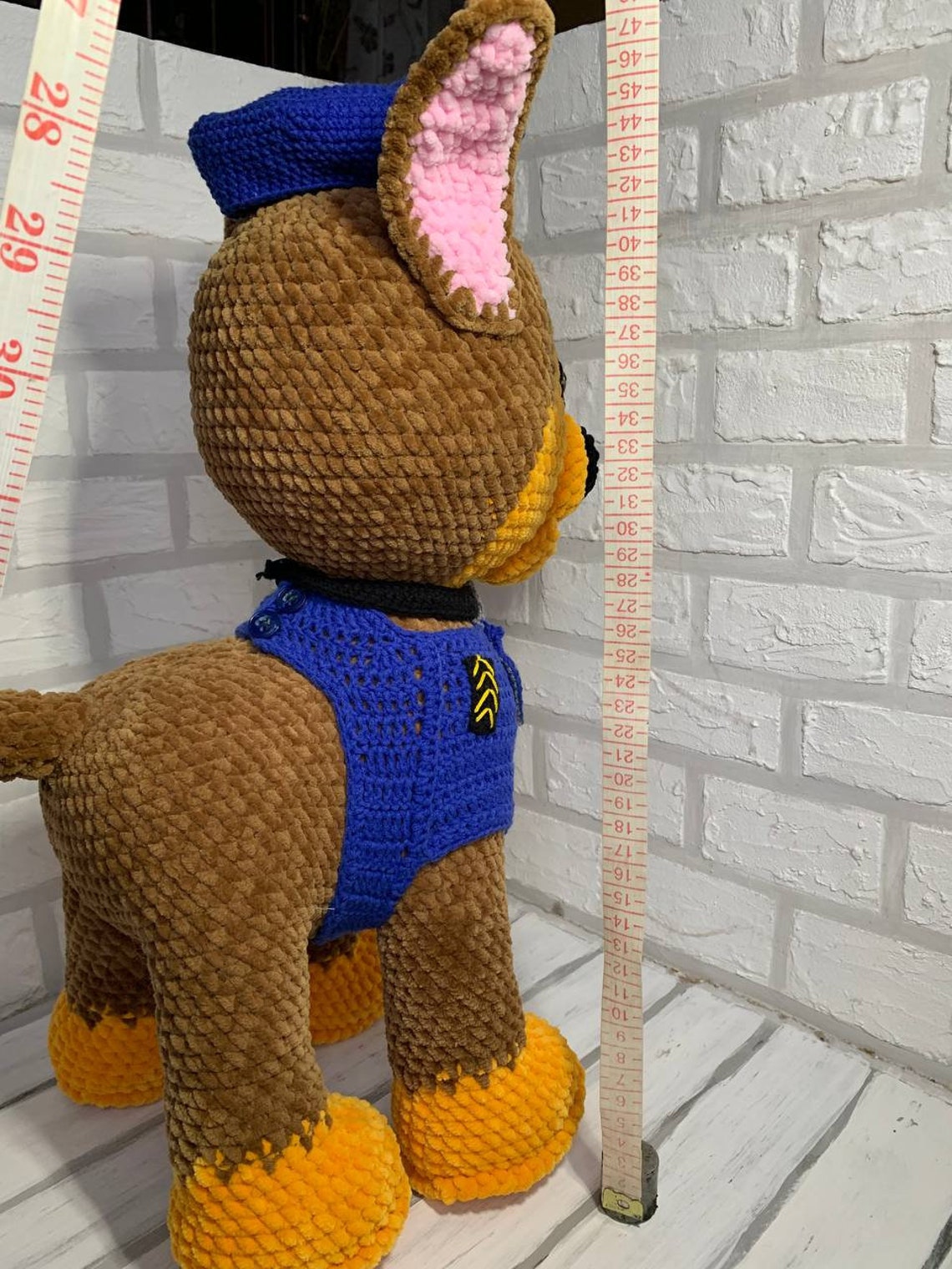 PAW Patrol Chase Handmade Crocheted Toy - Etsy