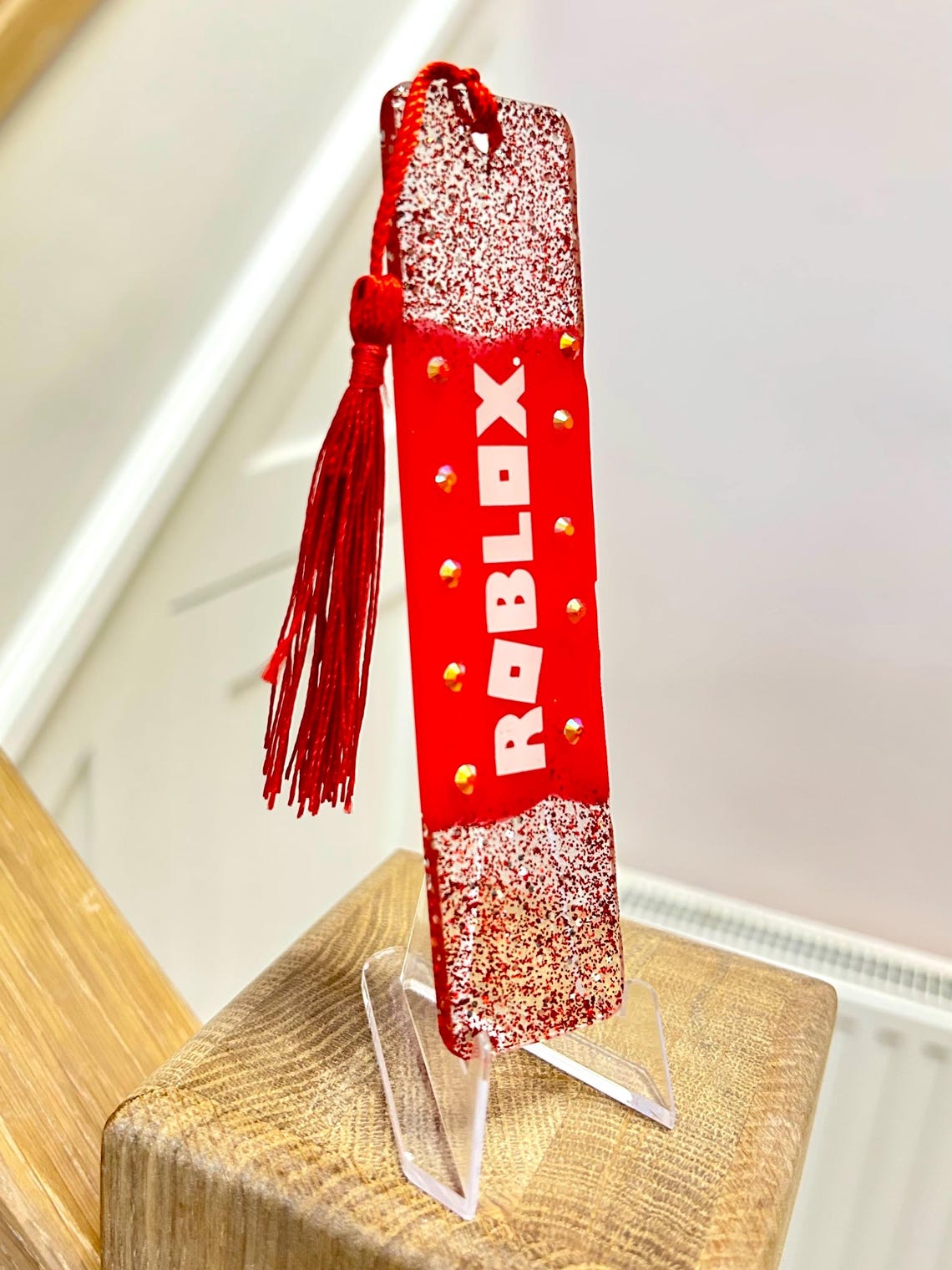 RARE Roblox Bookmark Sparkly Handmade With Resin; Book Accessories ...