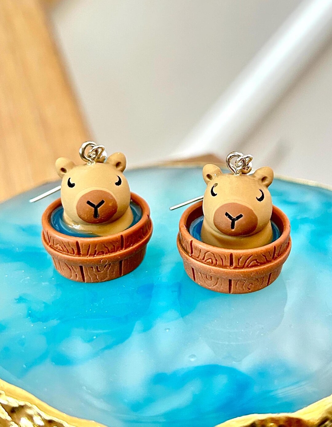 Adorable Capybara in a Hot Tub Sauna Japanese Hot Springs Kawaii Cute ...