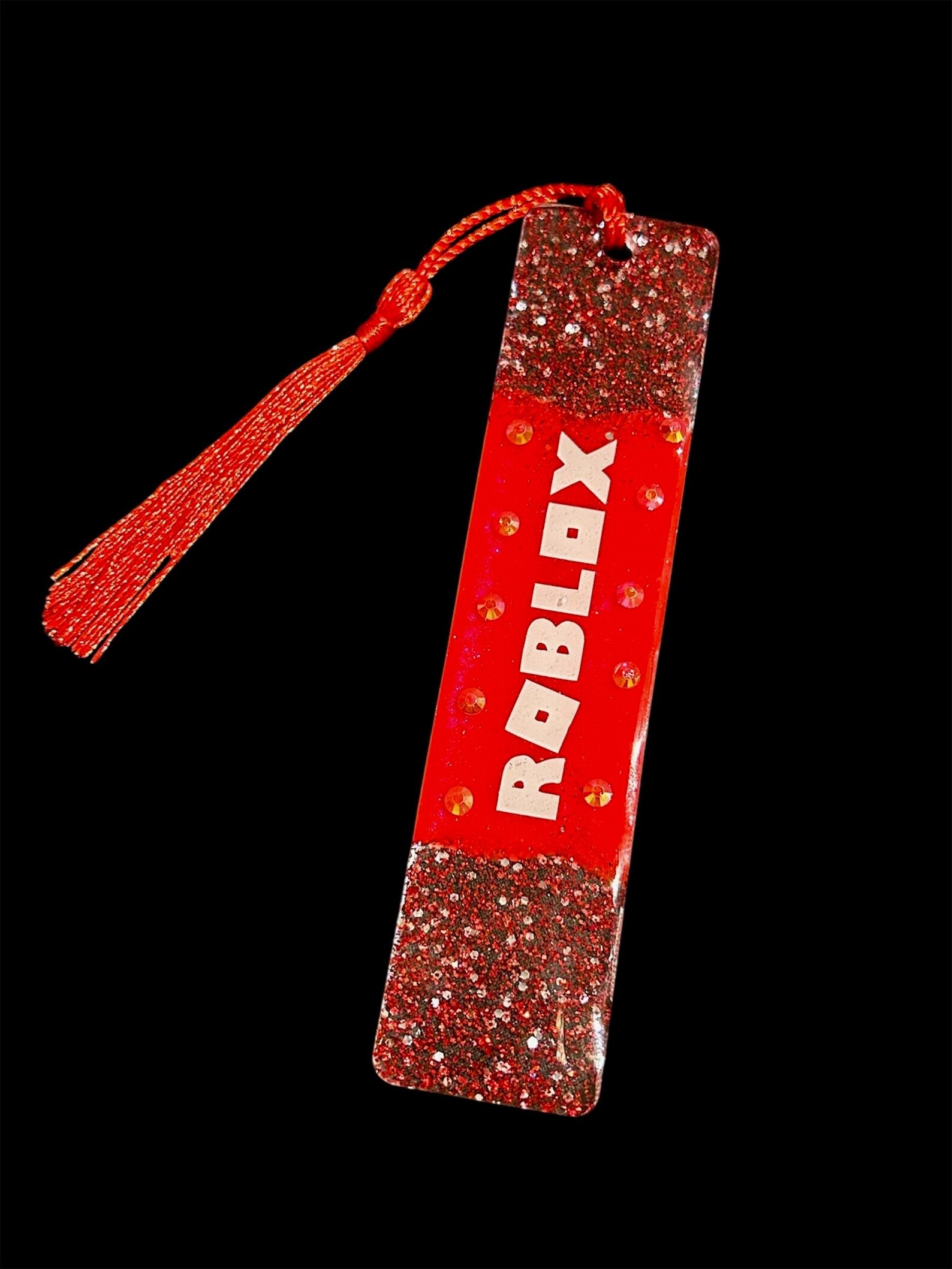 RARE Roblox Bookmark Sparkly Handmade With Resin; Book Accessories ...