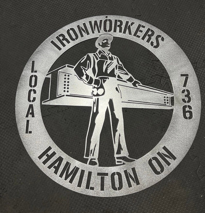 Custom Iron Worker Beam Sign - Etsy